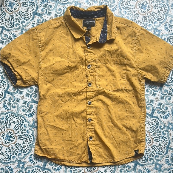 Kenneth Cole | Shirts & Tops | Kenneth Cole Yellow Button Down Shirt ...